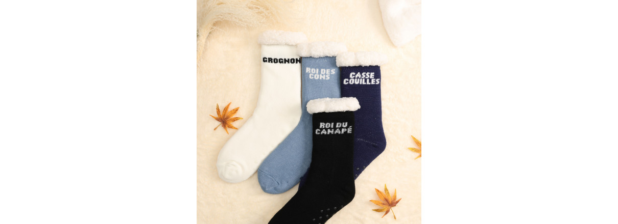 Men's winter message socks - Felizz